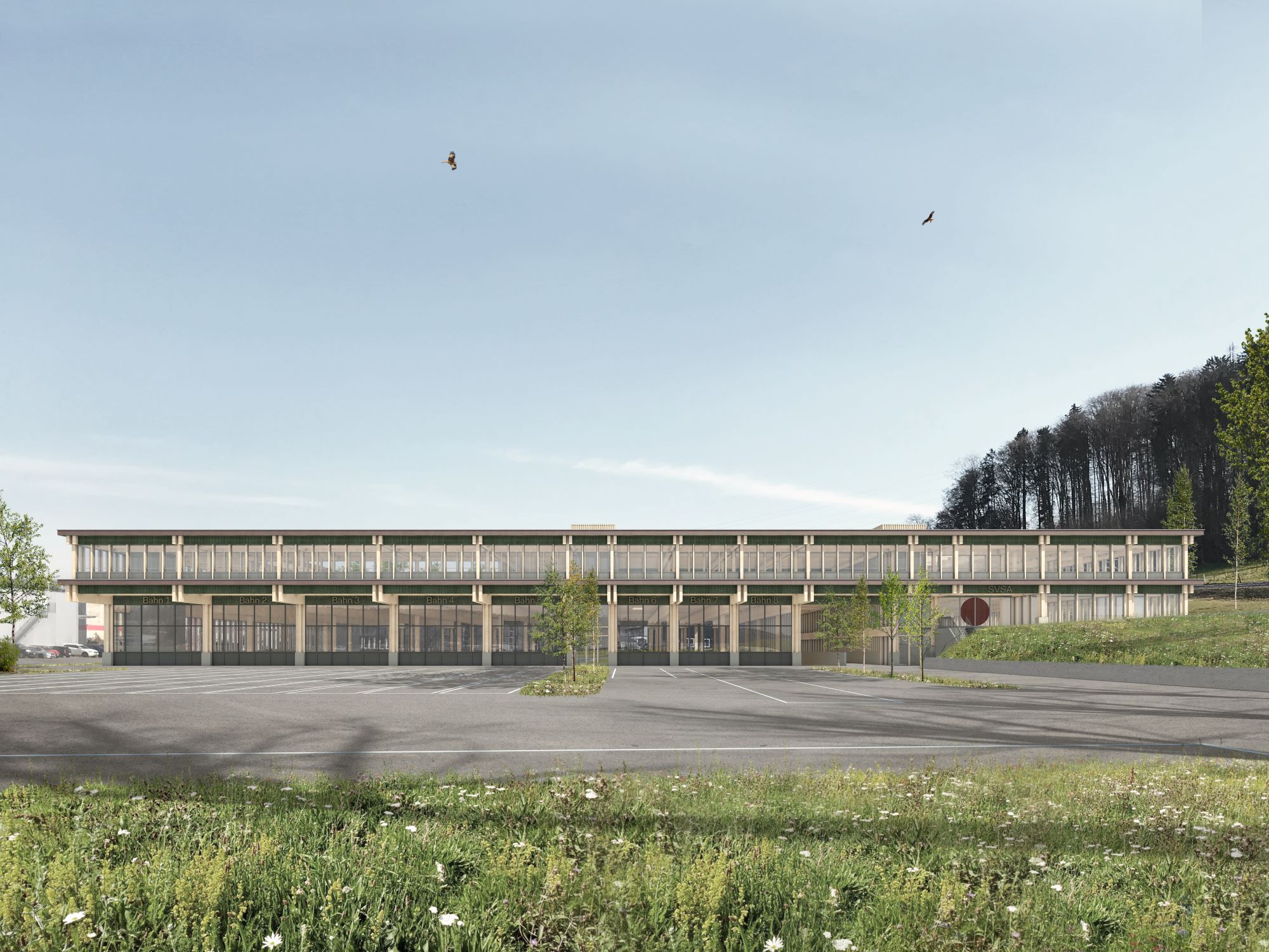 Neubau SVSA: Siegerprojekt «Einer für alle» überzeugt durch Effizienz